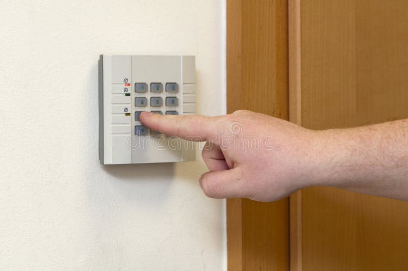 Electronic Key Door Access System Stock Photo - Image of equipment ...