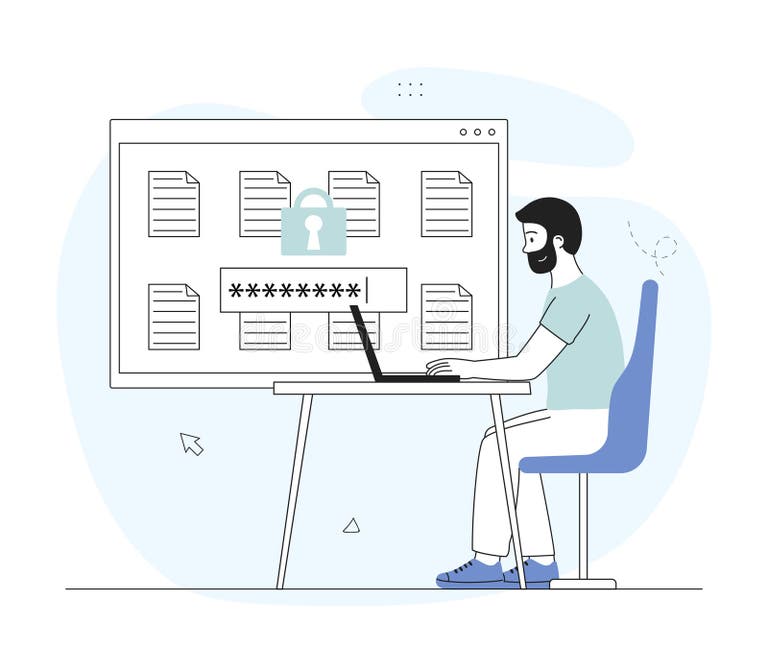 Personal Data Drawing Stock Illustrations – 3,003 Personal Data Drawing ...