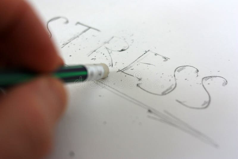 Erasing Stress, Hand Written Word on Blackboard Being Erased Stock ...