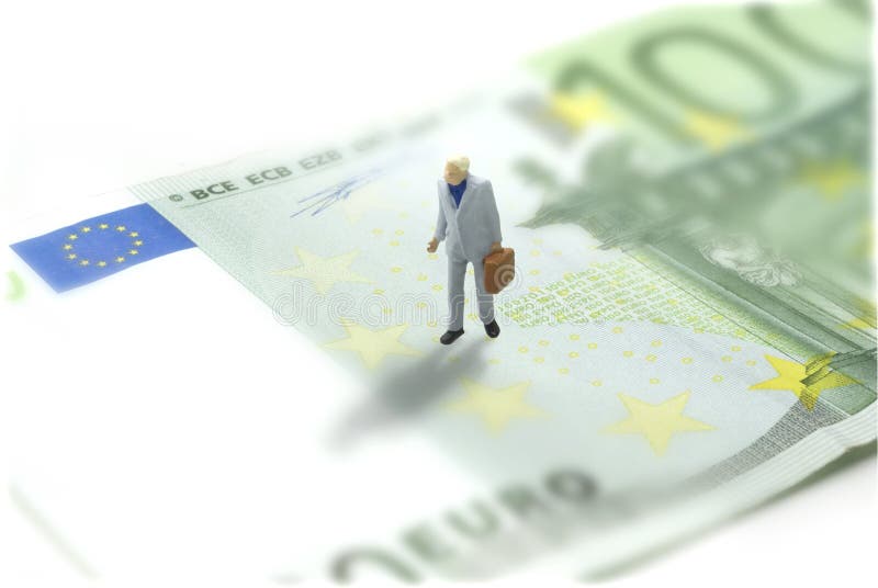 Man on euro stock photo. Image of business, graphic, currency - 3770686