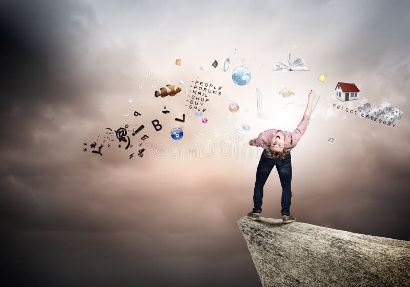 Man evading from items stock image. Image of modern, jeans - 43382145