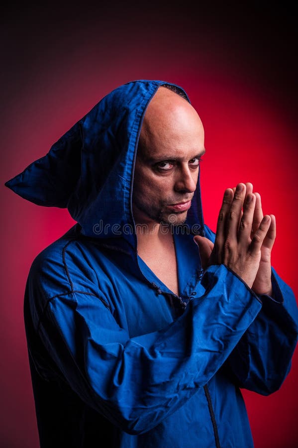 Man with evil look stock photo. Image of devilish, misterious - 41767452