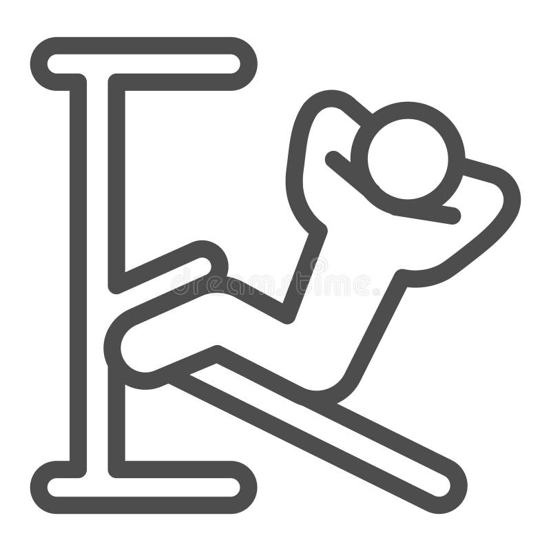 Man Doing Machine Exercise Stock Illustrations – 504 Man Doing Machine ...