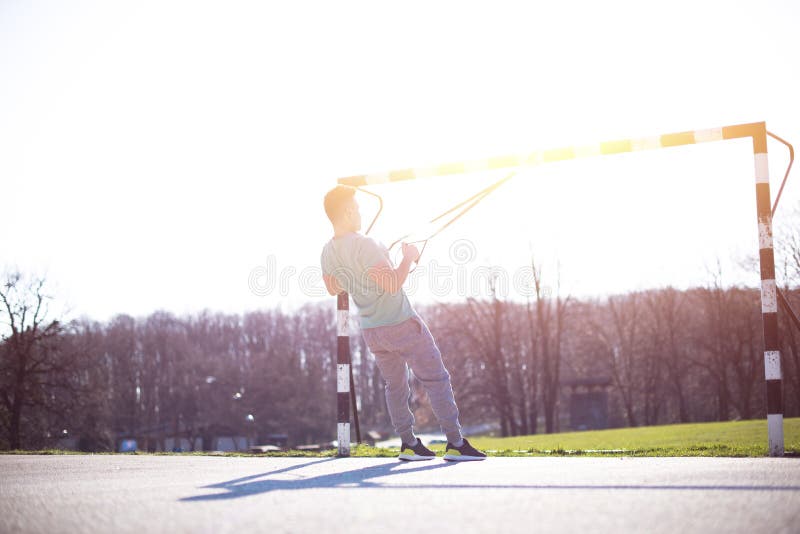 Man exercise outdoor stock photo. Image of people, hobbies - 89469004