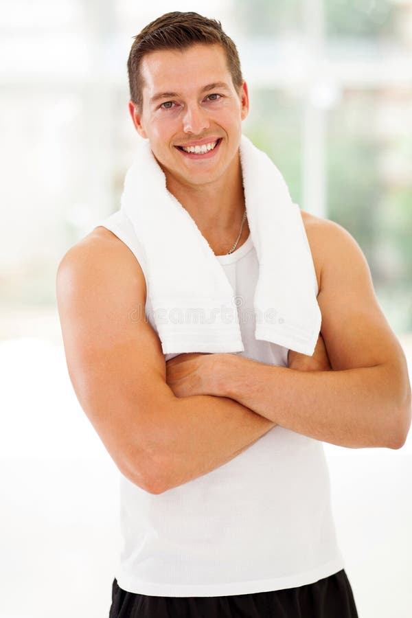 Man after exercise stock image. Image of bodybuilder - 34020563