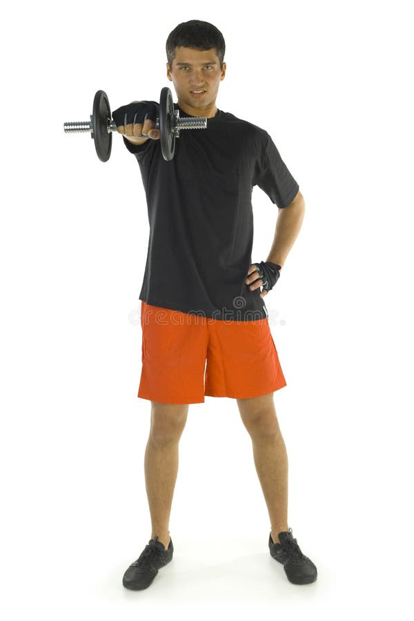 Man during exercising stock photo. Image of practise, sportswear - 3776630