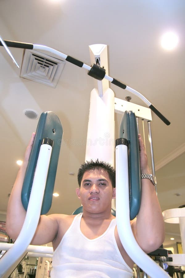 Man exercising stock photo. Image of steel, building, action - 7166962