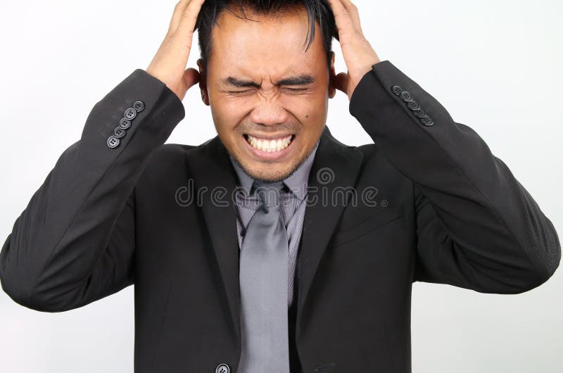 Man exhausted stock image. Image of problem, stress, burnout - 51365337