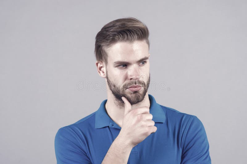 Man Expertising Face before Shaving Stock Image - Image of lifestyle ...