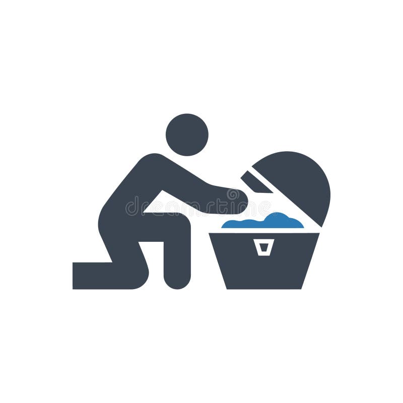 Treasure Map with X Icon Vector Sign and Symbol Isolated on Whit Stock ...