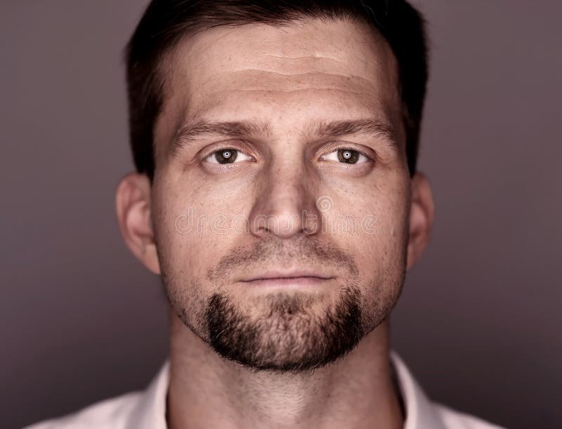 Man Expresses Different Emotions Stock Photo - Image of fashion, humor ...