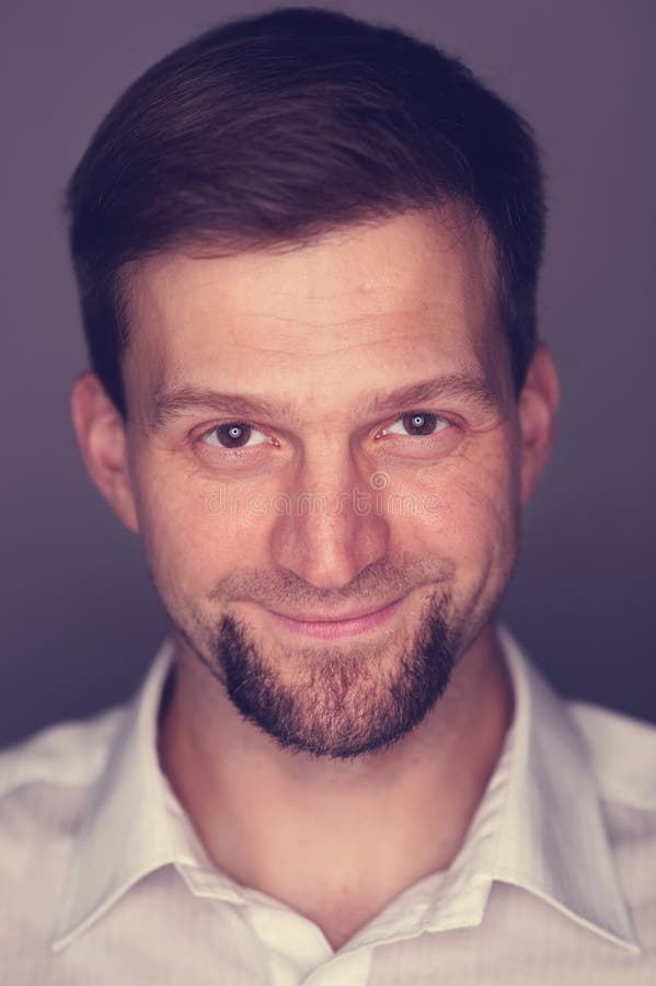 Man Expresses Different Emotions Stock Image - Image of cool, making ...