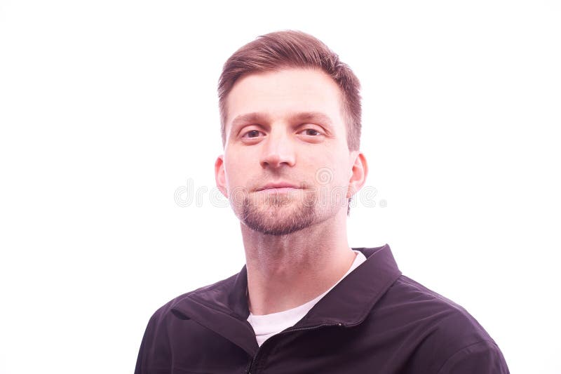 Man Expresses Different Emotions Stock Photo - Image of happy, emotion ...