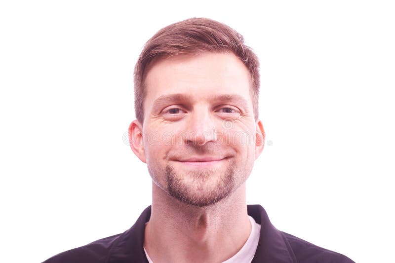 Man Expresses Different Emotions Stock Photo - Image of beard, making ...