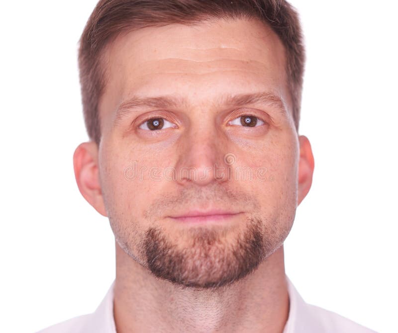 Man Expresses Different Emotions Stock Photo - Image of handsome ...