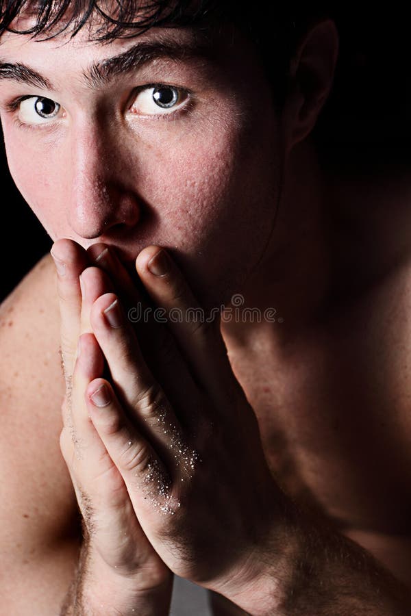 Man expressing concern stock image. Image of caucasian - 7169925