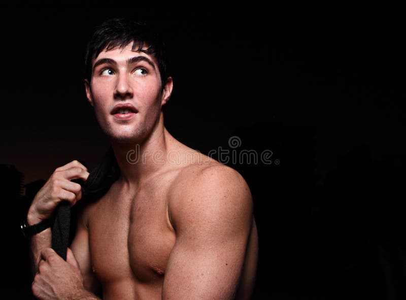 Man expressing fear stock image. Image of white, copy - 7169803