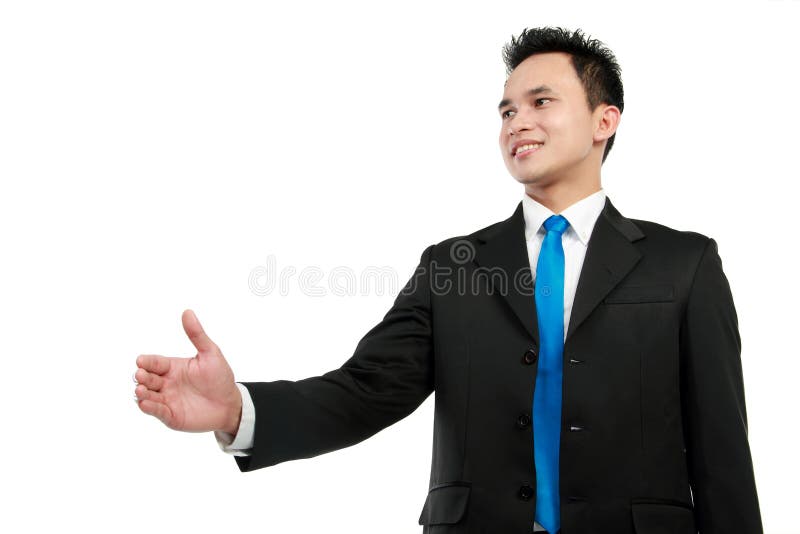 Businessman Ready To Shake Hands Stock Image - Image of professional ...