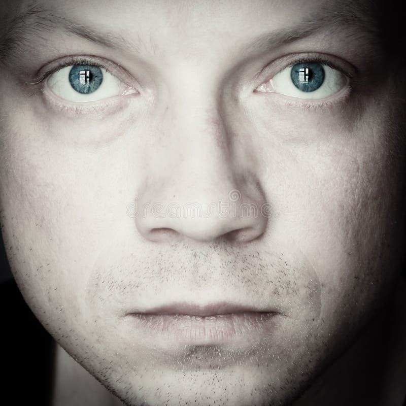 Man eye closeup. stock photo. Image of beauty, model - 143317210