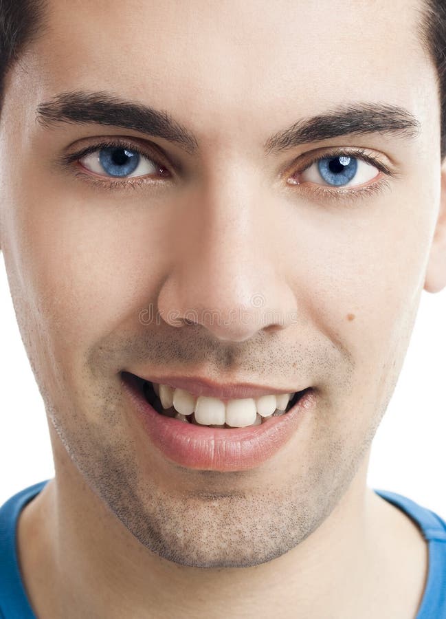 Man face stock photo. Image of confident, friendly, natural - 20778722