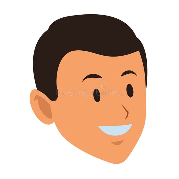 Man only face stock vector. Illustration of symbol, person - 140690574