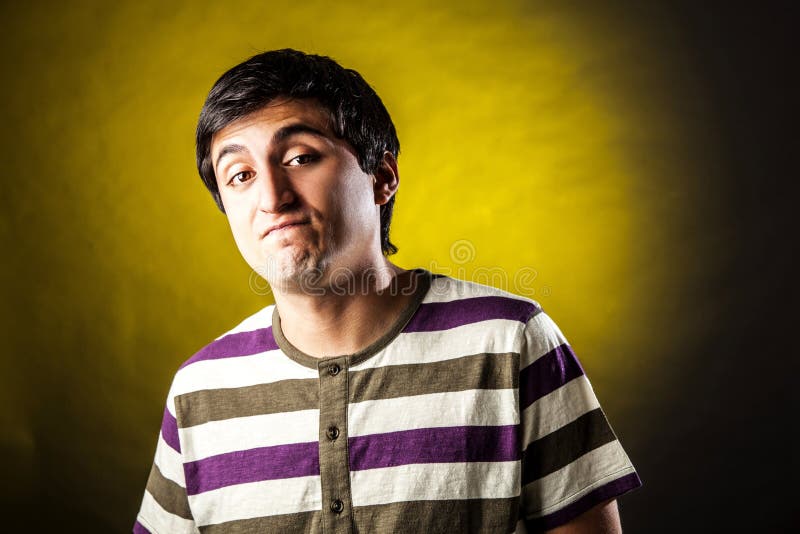 Man face expressions stock photo. Image of serious, boredom - 91883776