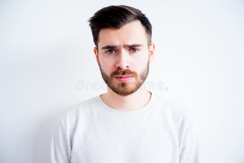 Man face expressions stock image. Image of male, expression - 91674909