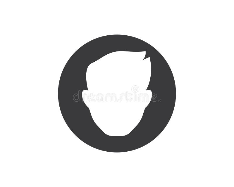 Man Face Icon Logo Vector Illustration Design Stock Vector ...