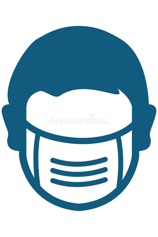 Man Face with Mask Icon Vector in Isolated on White Background ...