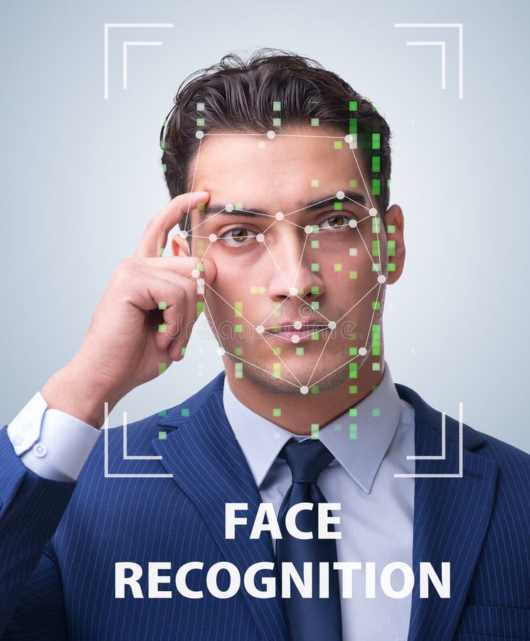 The Man in Face Recognition Concept Stock Photo - Image of face ... The Man in Face Recognition Concept Stock Photo - Image of face ...
