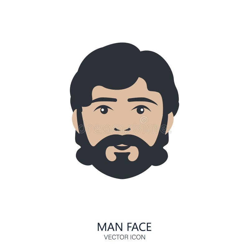 Man Face - Stock Vector Illustration Stock Illustration - Illustration ...