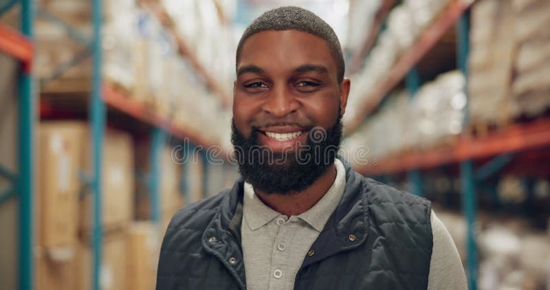 Man, Face and Warehouse Logistics for Packaging Ecommerce for Import ...