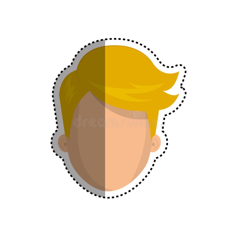 Man faceless head stock illustration. Illustration of people - 84131638