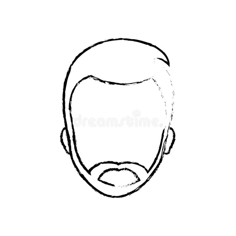 Man faceless head stock illustration. Illustration of isolated - 84794258