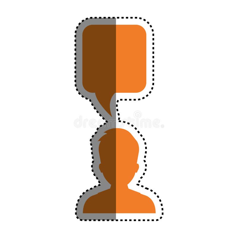 Man faceless head stock illustration. Illustration of portrait - 84796804