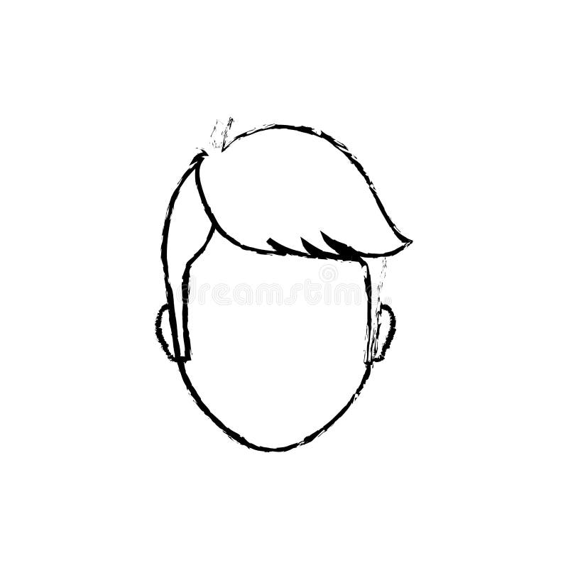 Man faceless head stock illustration. Illustration of sign - 86423192