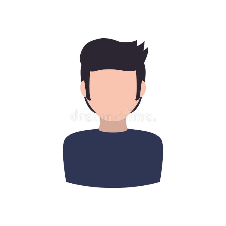 Man faceless head stock illustration. Illustration of isolated - 88971815