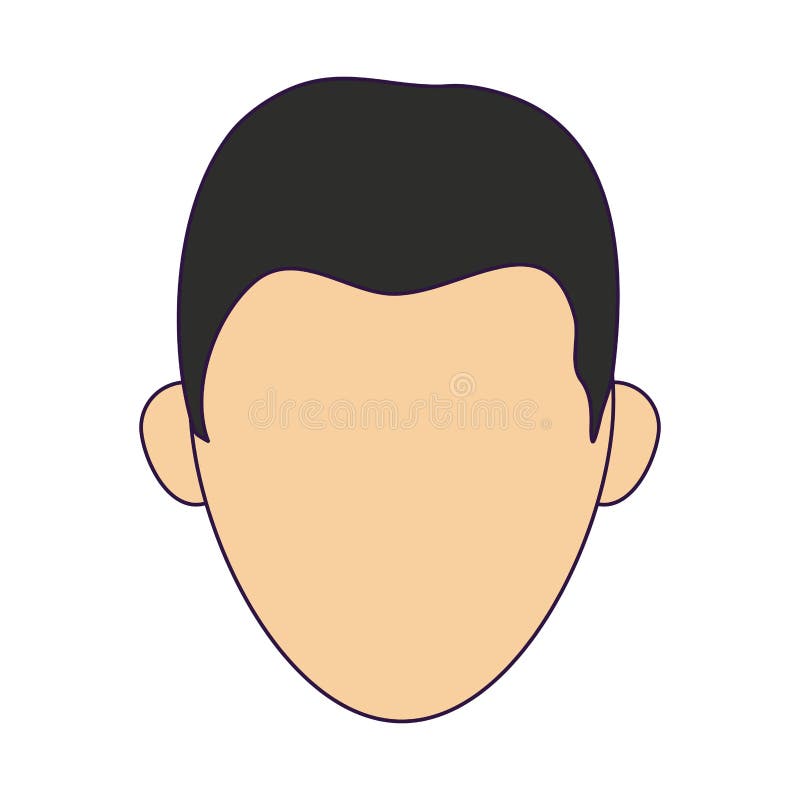 Man faceless head stock vector. Illustration of caucasian - 138082643