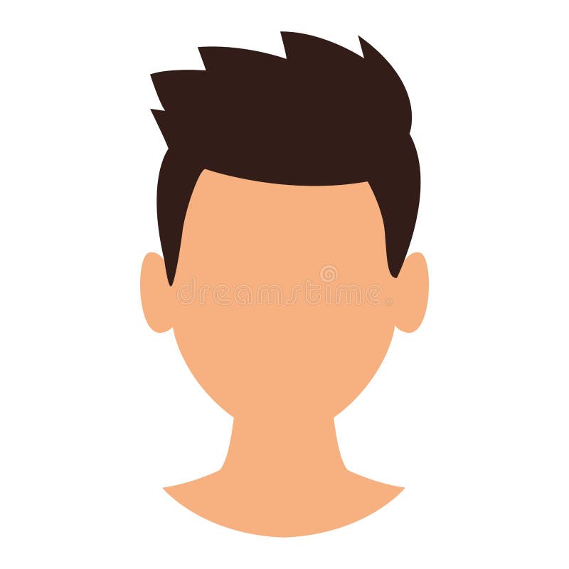 Man faceless head stock vector. Illustration of default - 143331534