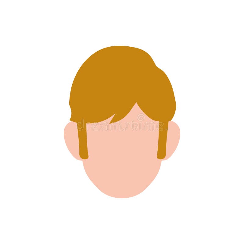 Man faceless profile stock illustration. Illustration of isolated ...