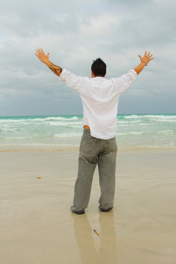 Single Man Facing Sea Stock Photos - Free & Royalty-Free Stock Photos ...