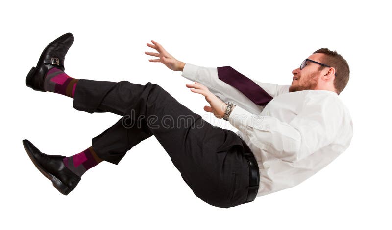 Man fall stock photo. Image of businessman, falling, pose - 38229558