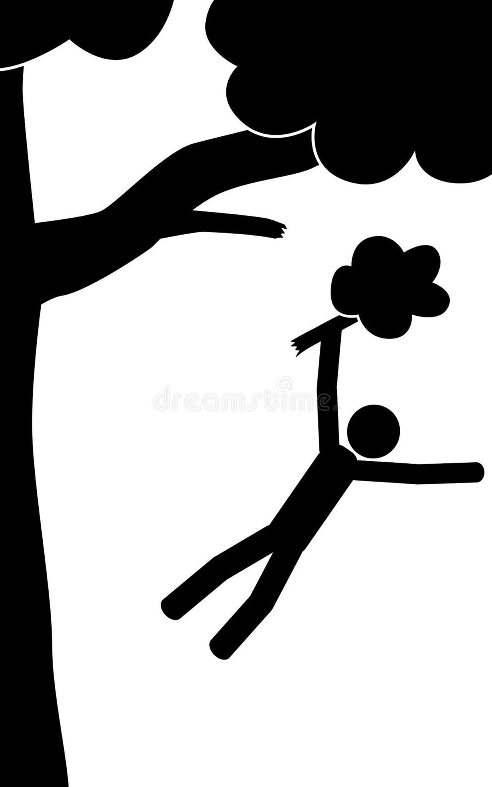 Stick Man Tree Branch Stock Illustrations – 81 Stick Man Tree Branch ...