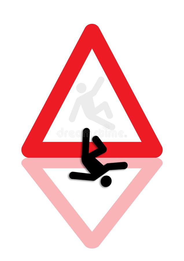 Man Fallen Down Icon Graphic Stock Illustration - Illustration of slip ...