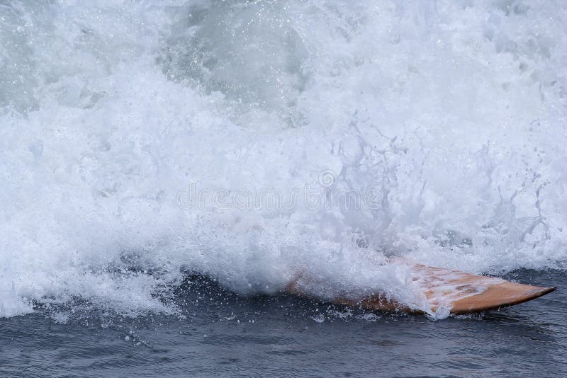 Falling from Paddle Board Splashing Water I Stock Photo - Image of ...