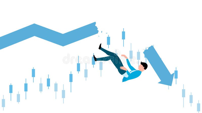 Graph Downfall Stock Illustrations – 560 Graph Downfall Stock ...