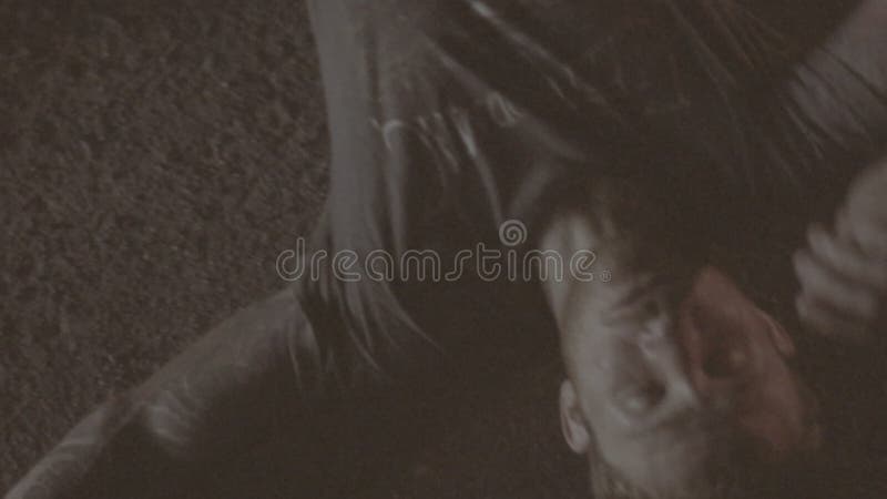 Man falling on the ground stock footage. Video of murder - 83438150