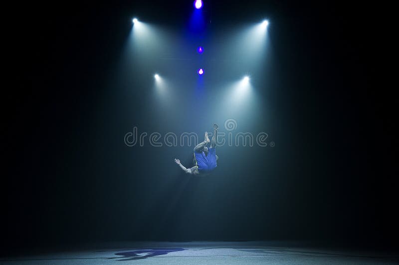 Man falling into light stock image. Image of flight - 161066557