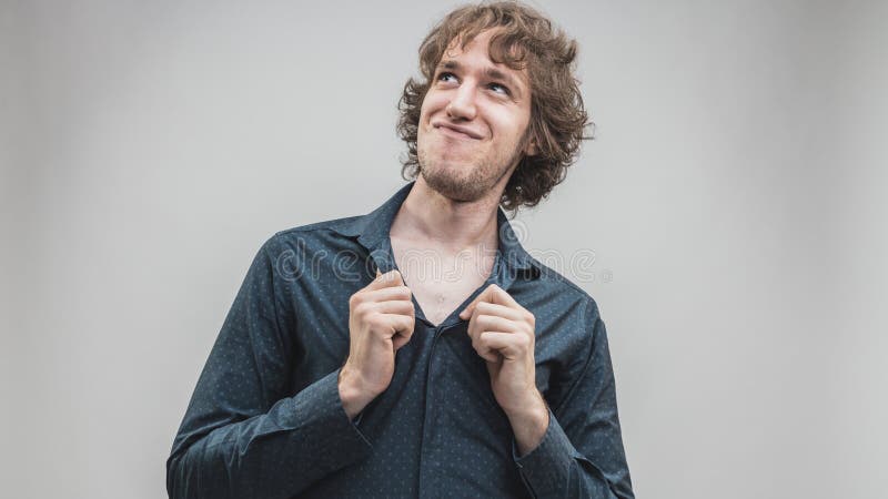 Man Feeling Beautiful Fine and Successful Stock Photo - Image of adult ...