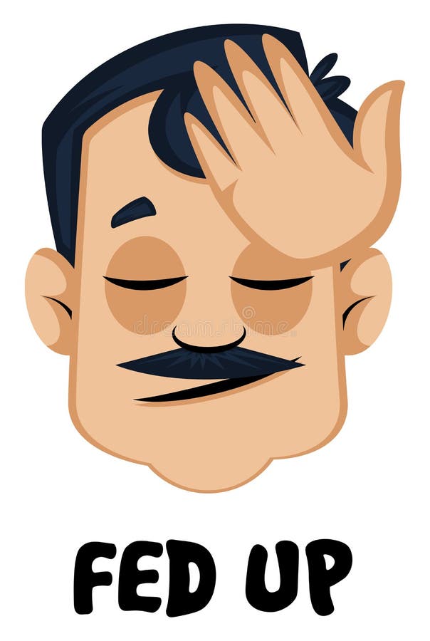 Fed Up Man Stock Illustrations – 120 Fed Up Man Stock Illustrations ...